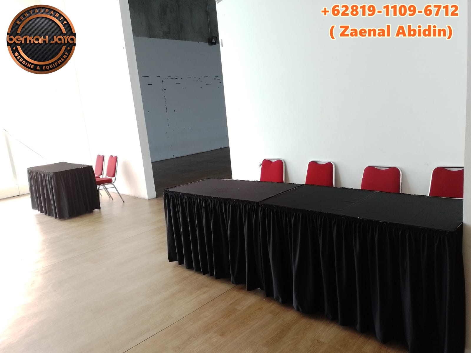 Sewa Meja Kotak Cover Skirting Hitam Limo Depok – My Blog